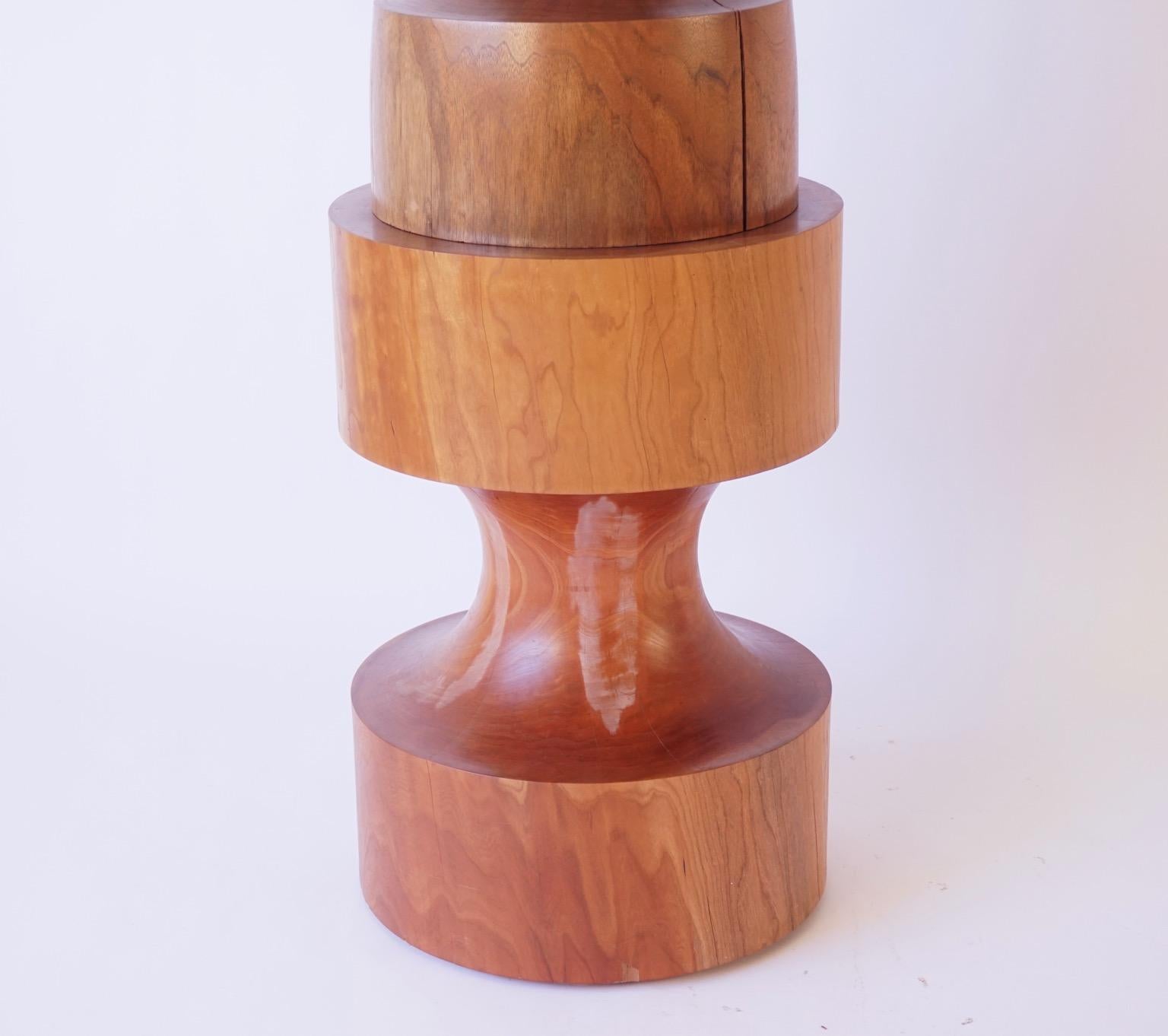 Sculptural Wooden TOTEM #1 by Chris Lehrecke at 1stDibs