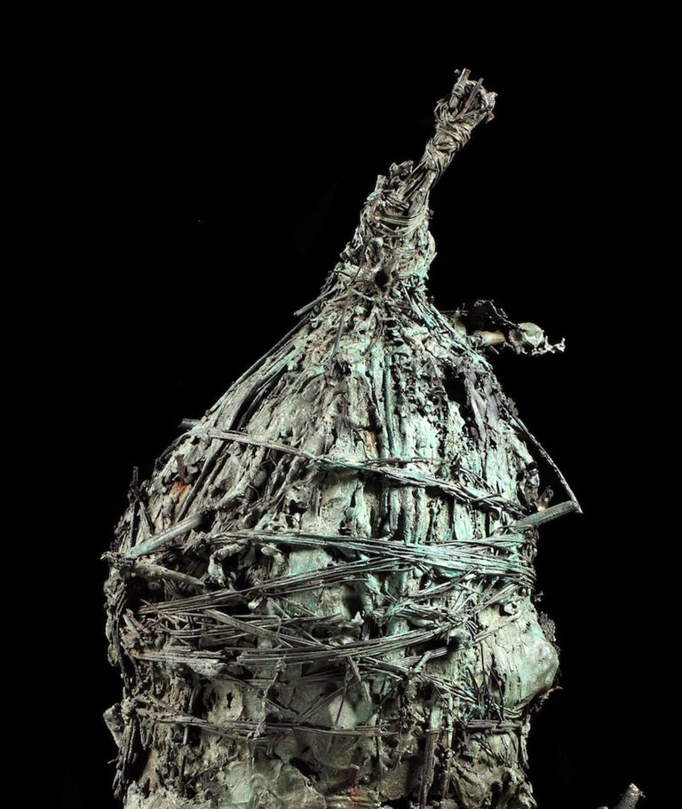 Sculpture, Bronze, Laurence Edwards, Creekman, Creek 2, Snape, Suffolk ...