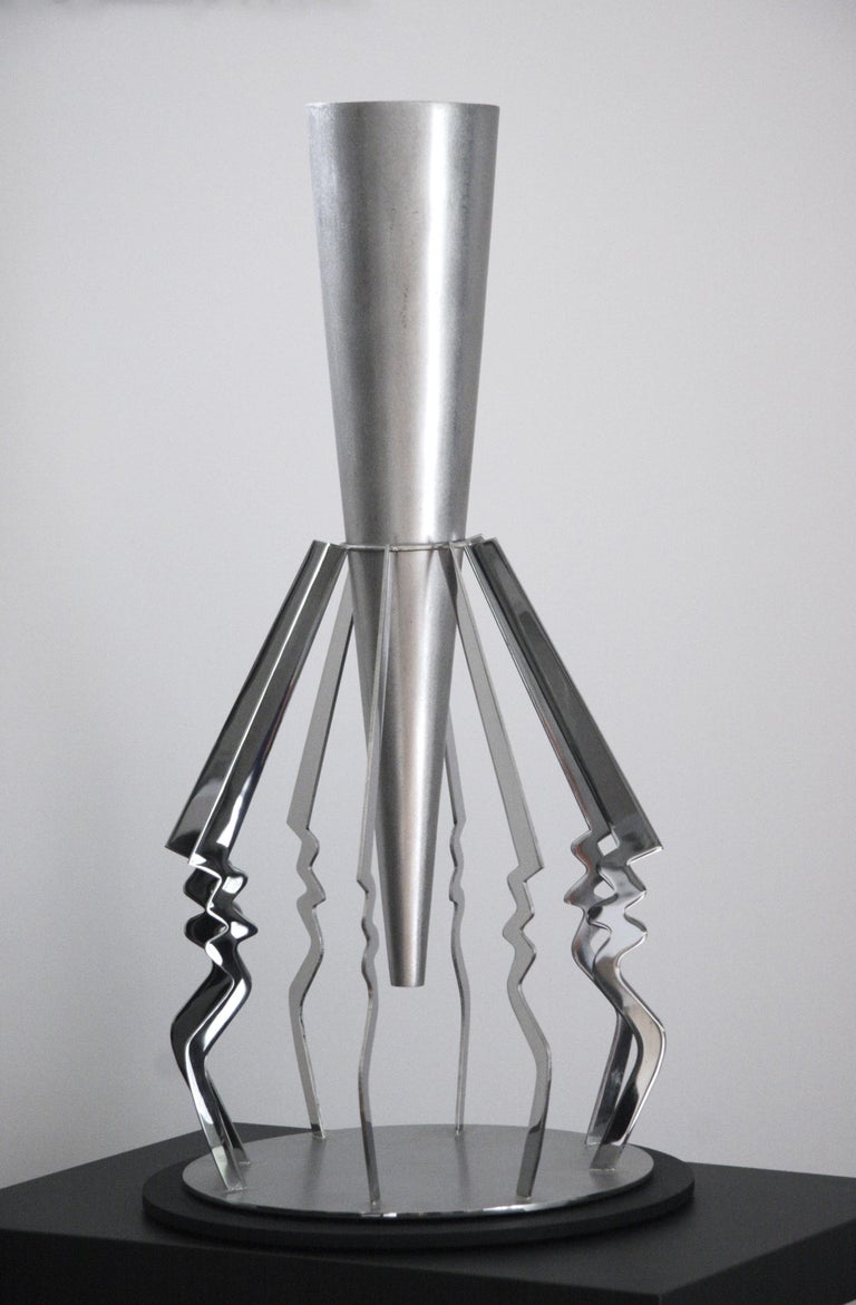 Sculpture by Strong-Cuevas "Lift off, Crow Rocket" 2001 For Sale at 1stDibs
