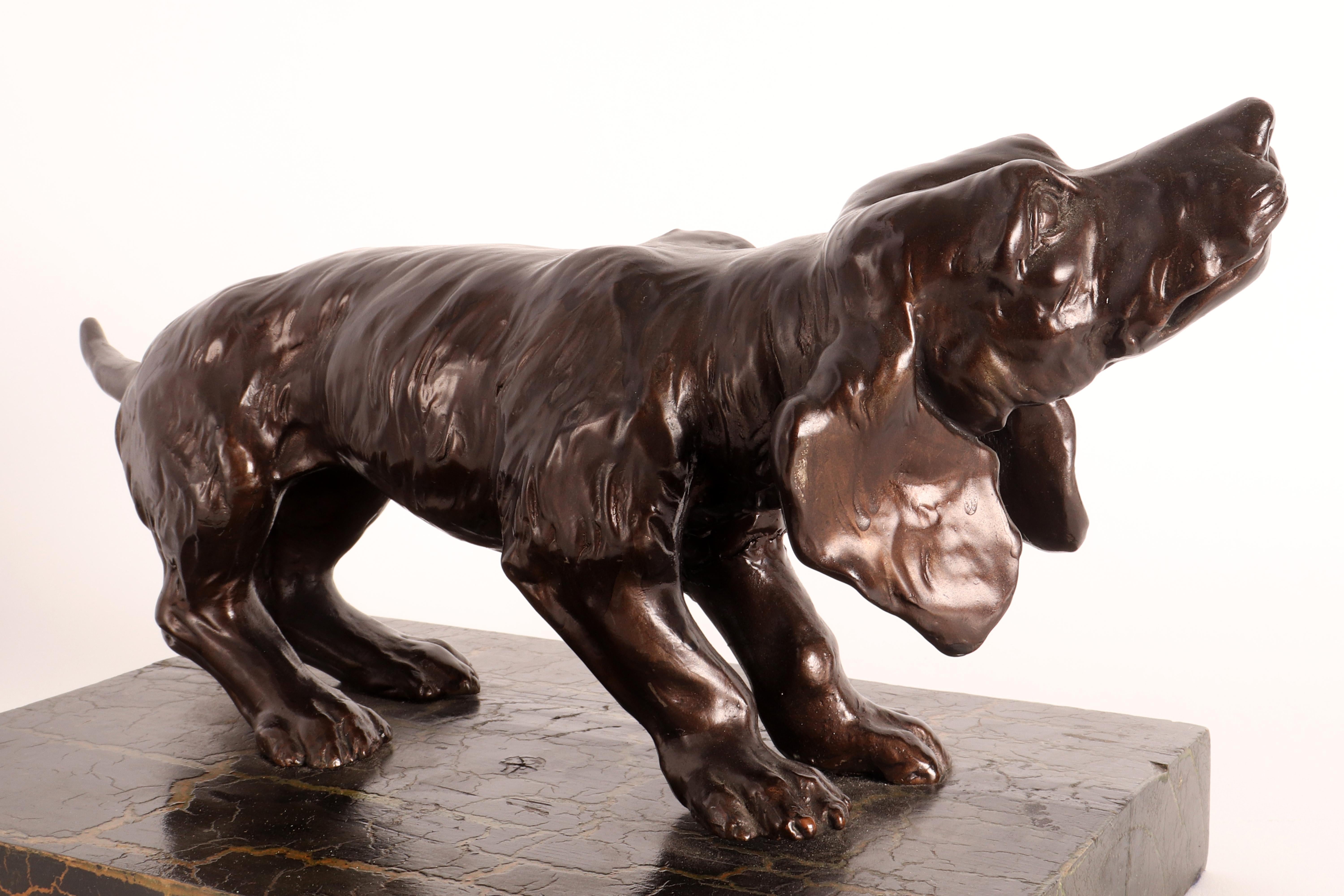 Sculpture Depicting A Standing Dachshund Dog Austria 1900 At 1stDibs