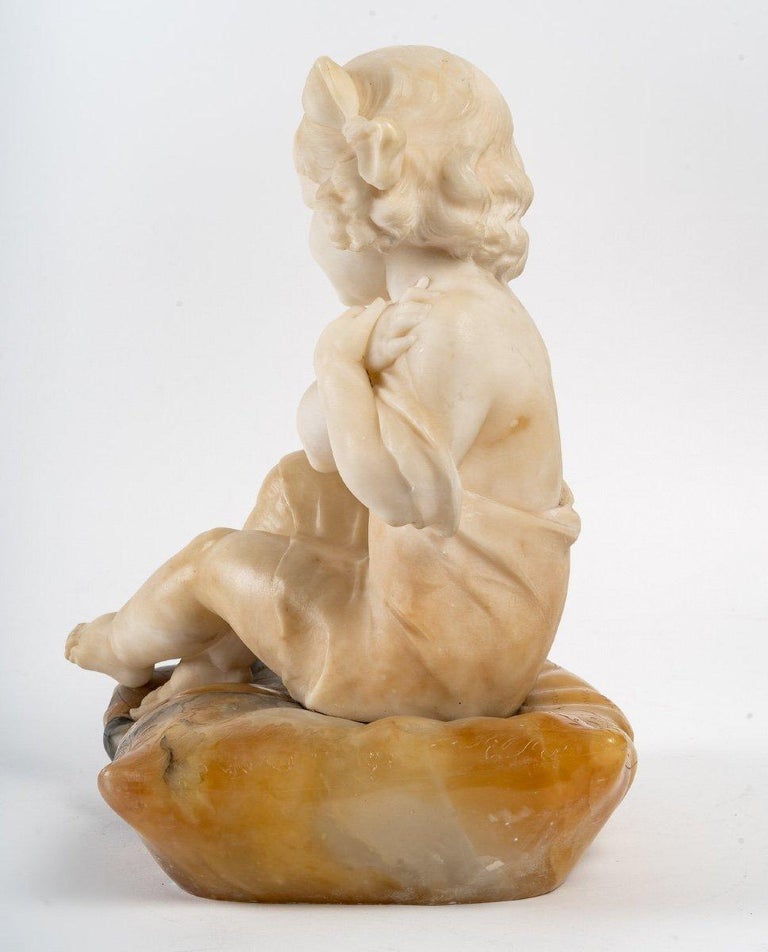 Sculpture in Alabaster and Onyx, Beginning of the 20th Century For Sale ...