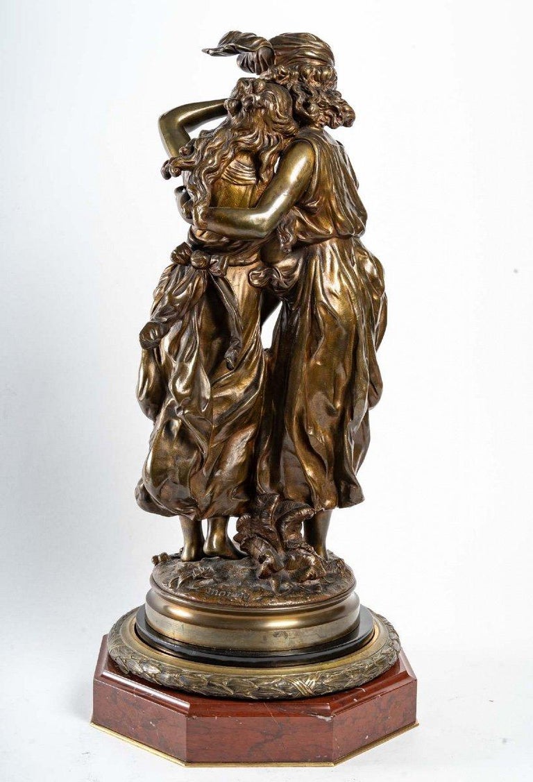 Sculpture in Bronze Hippolyte François Moreau For Sale at 1stDibs