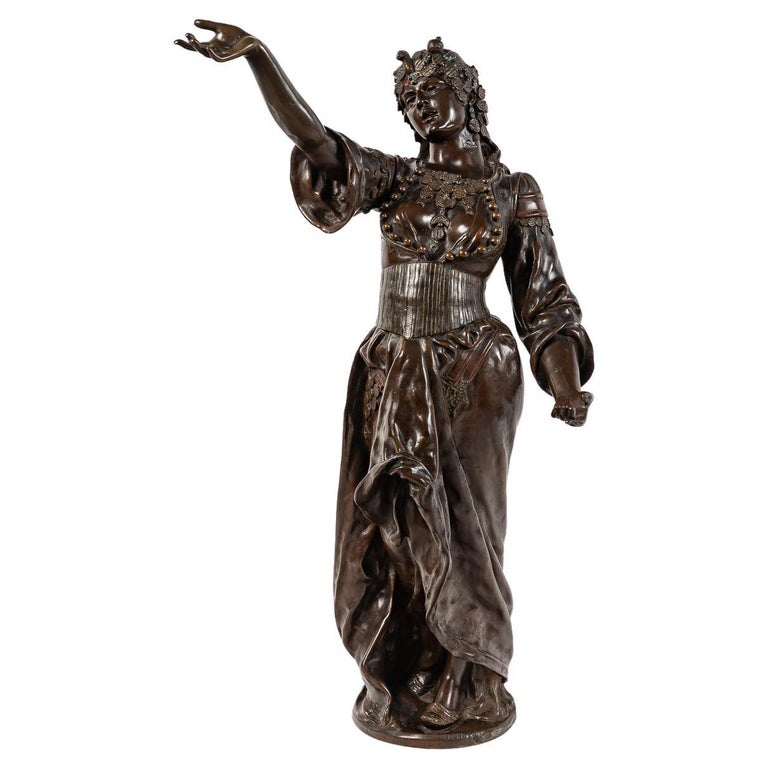 Sculpture in Patinated Bronze, Signed Marcel Debut, XIXth Century For ...