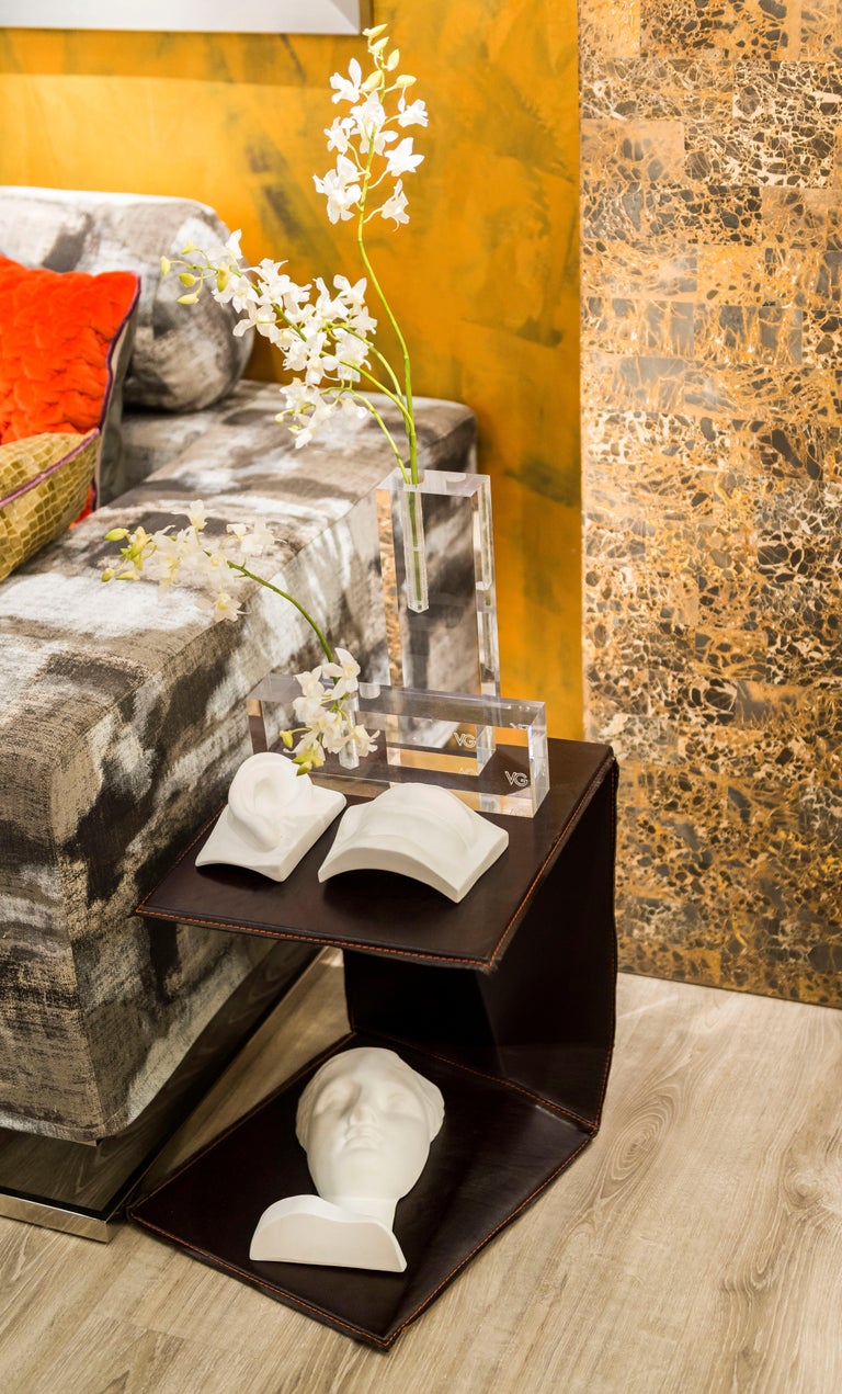 Sculpture Mouth of David by Michelangelo, White Bassano Ceramic, Italy ...