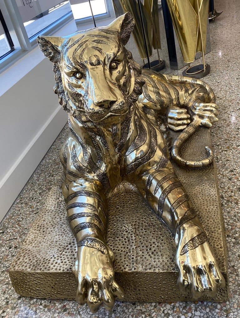 Sculpture of a Bengal Tiger at 1stDibs