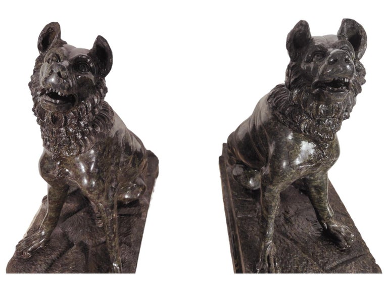 Sculpture of Dogs from the 19th Century For Sale at 1stDibs
