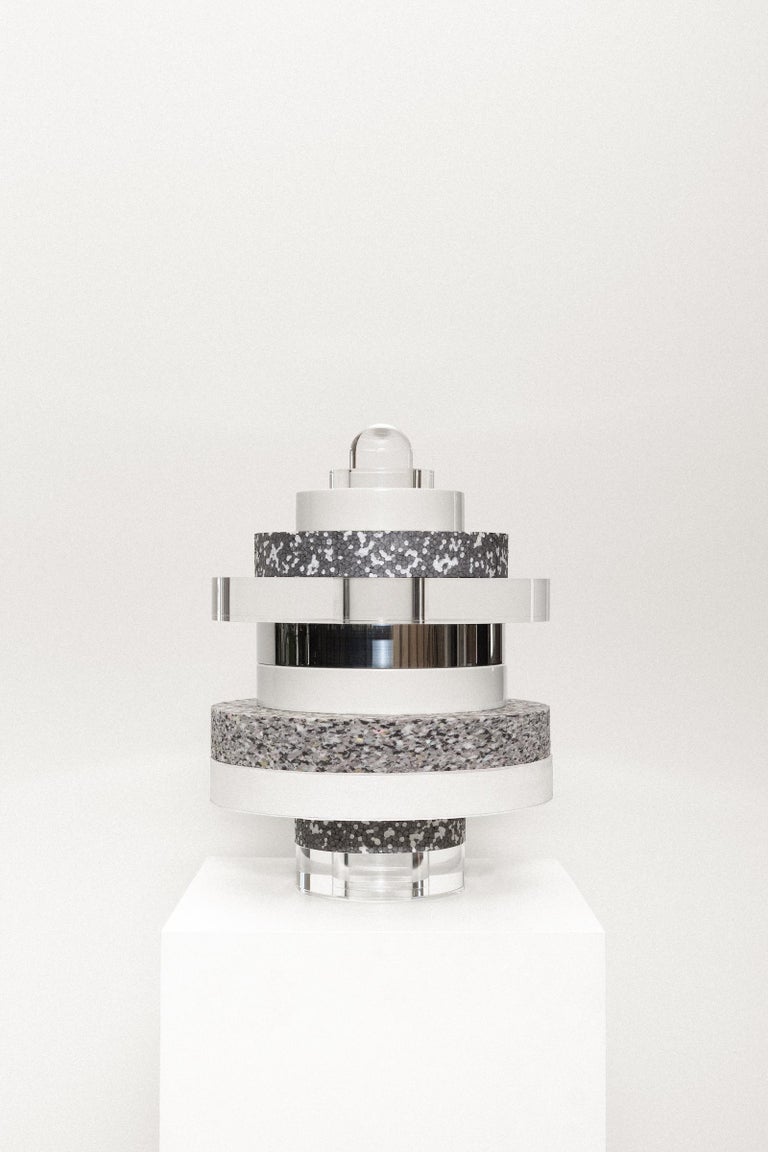 Sculpture, Stainless Steel Acrylic Glass Wood Different Foams, by Vaust ...