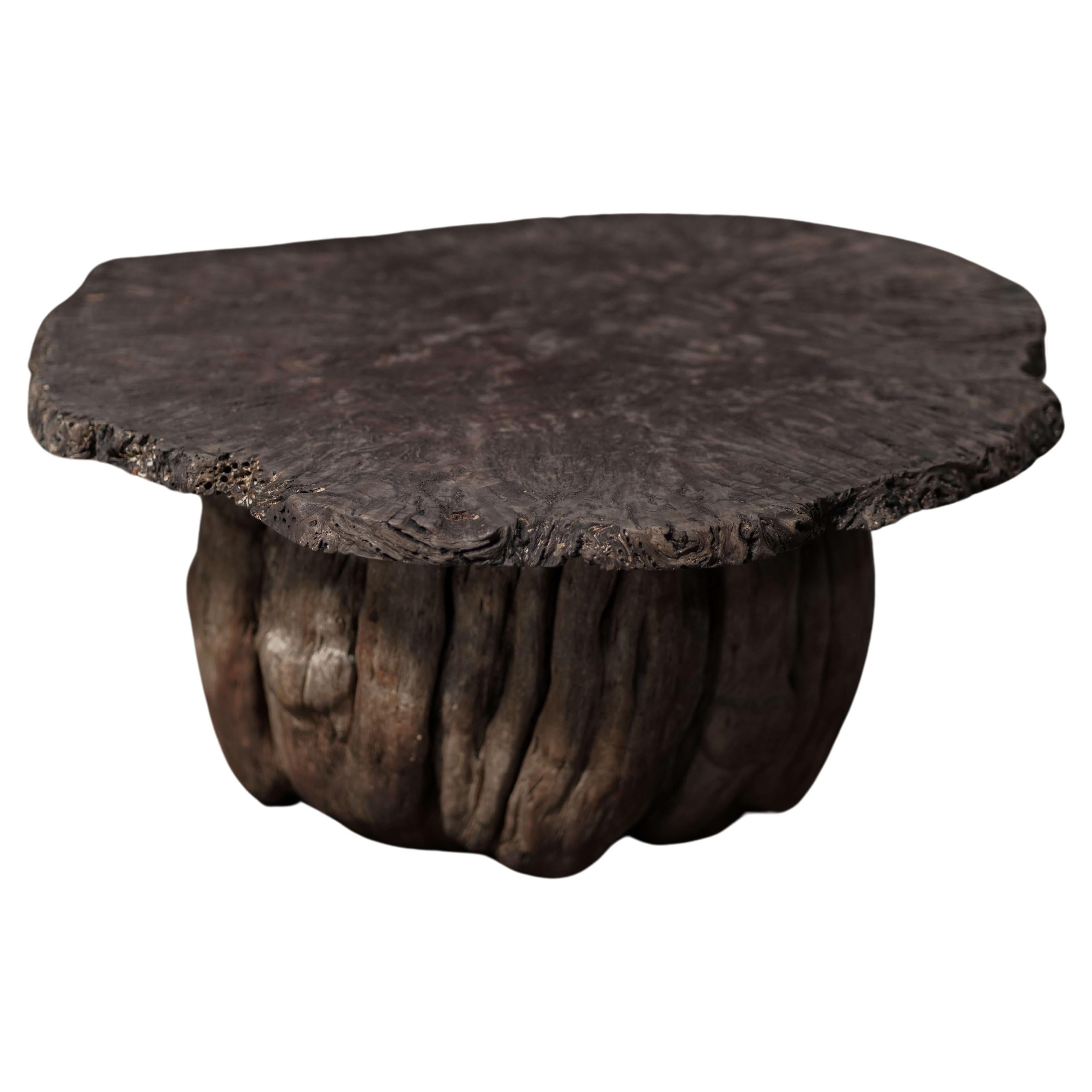 Sculptured Stump Coffee Table For Sale at 1stDibs