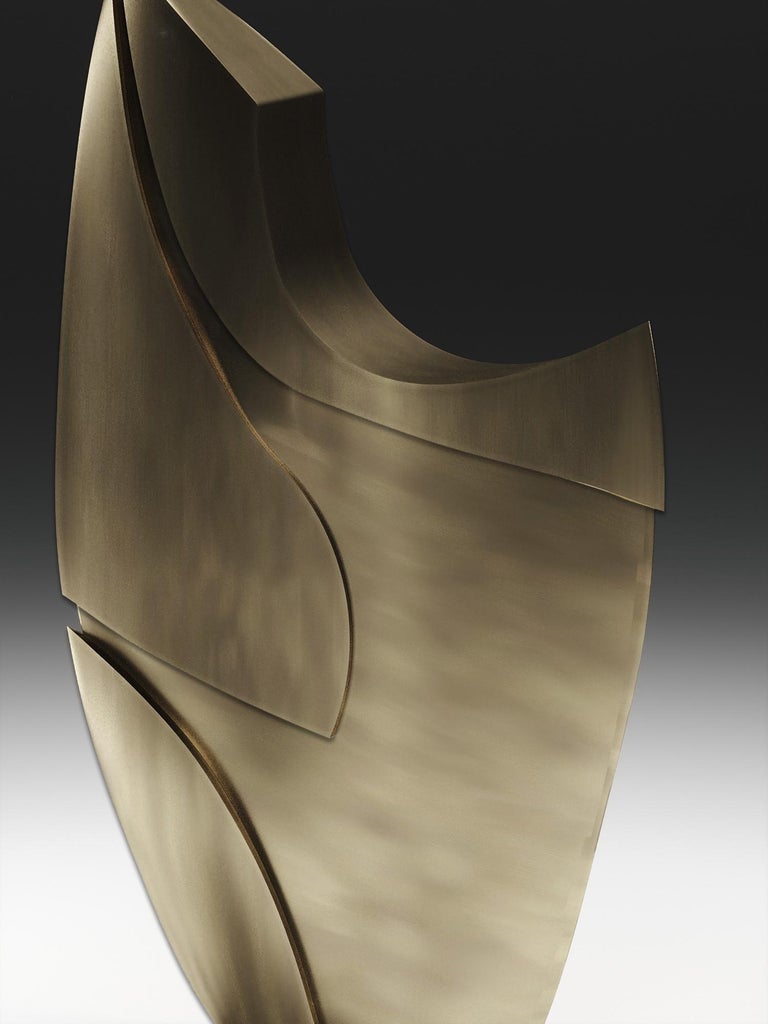 Sculptures Made in Bronze-Patina Brass by Patrick Coard Paris For Sale ...