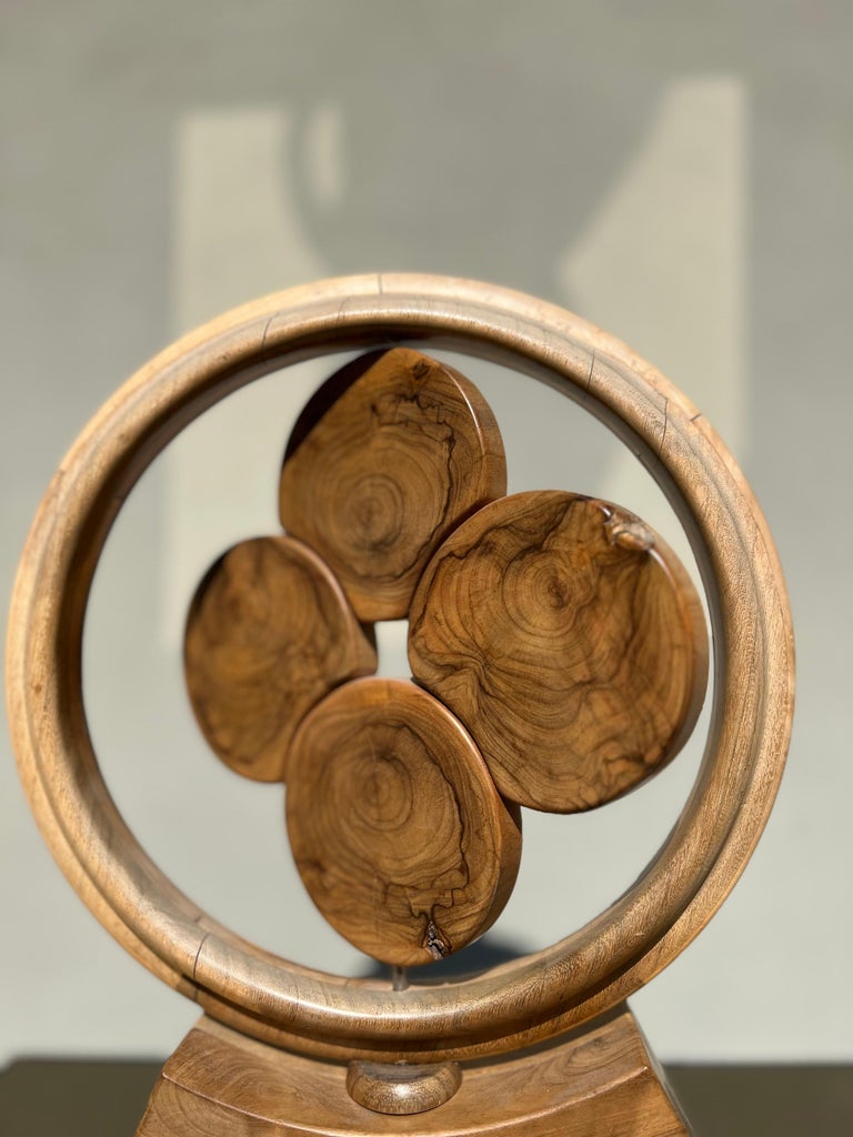 Scultura Astratta in Radica Di Noce, xx Secolo, Sculpture, Vintage ...