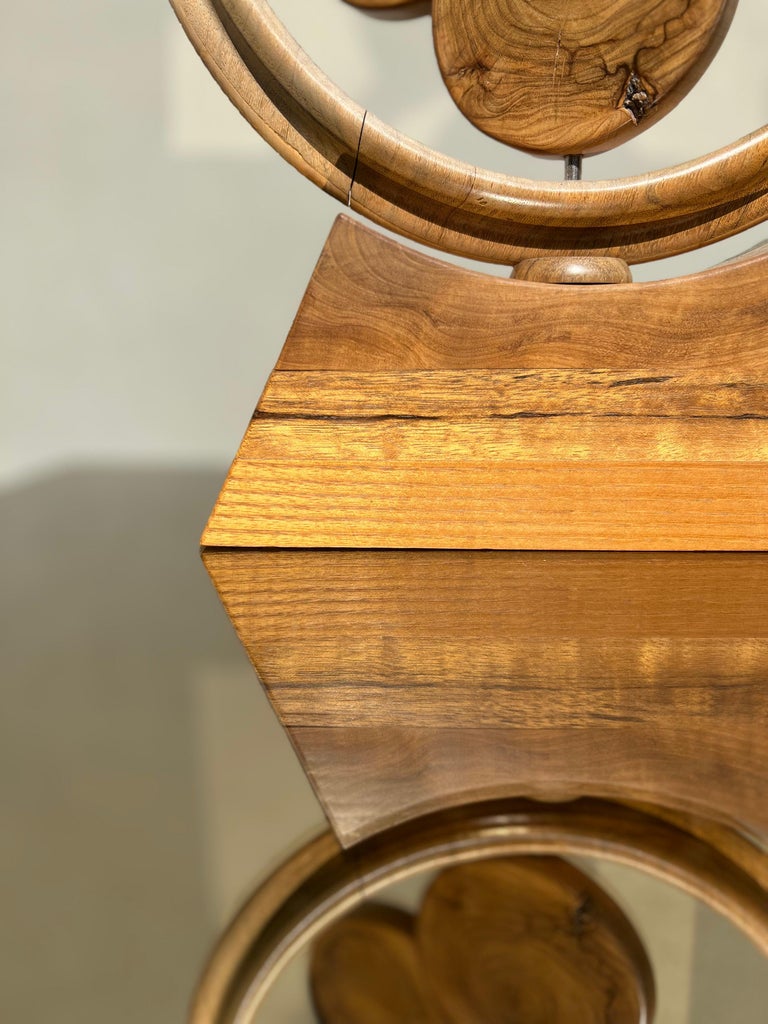 Scultura Astratta in Radica Di Noce, xx Secolo, Sculpture, Vintage ...