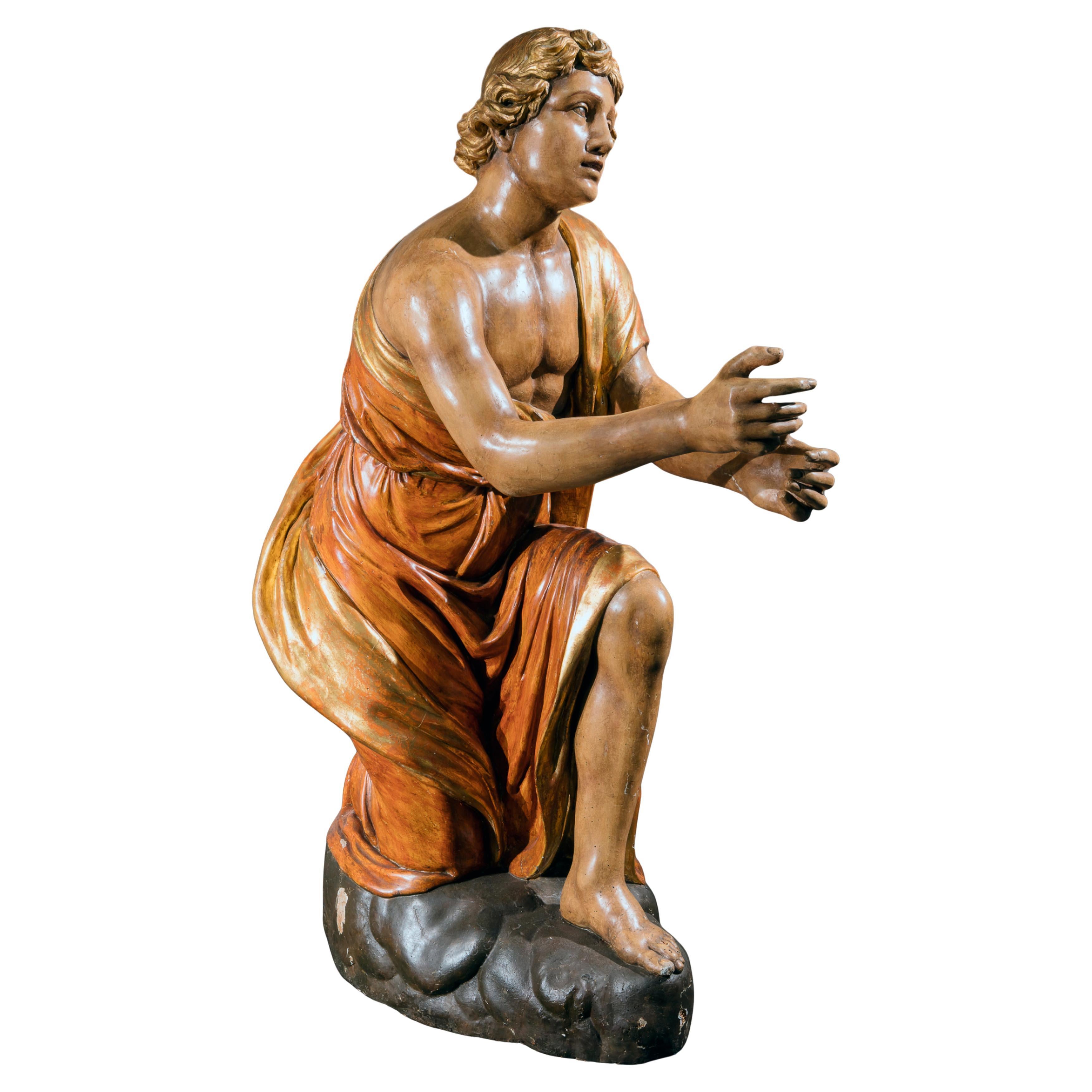 Charles Romano, "Samson mauling the lion." For Sale at 1stDibs