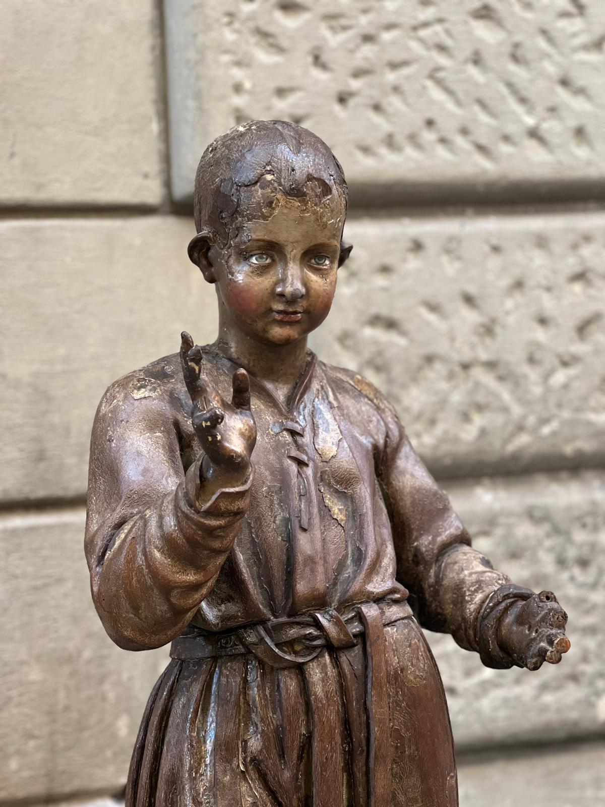 Sculpture depicting baby Jesus For Sale at 1stDibs