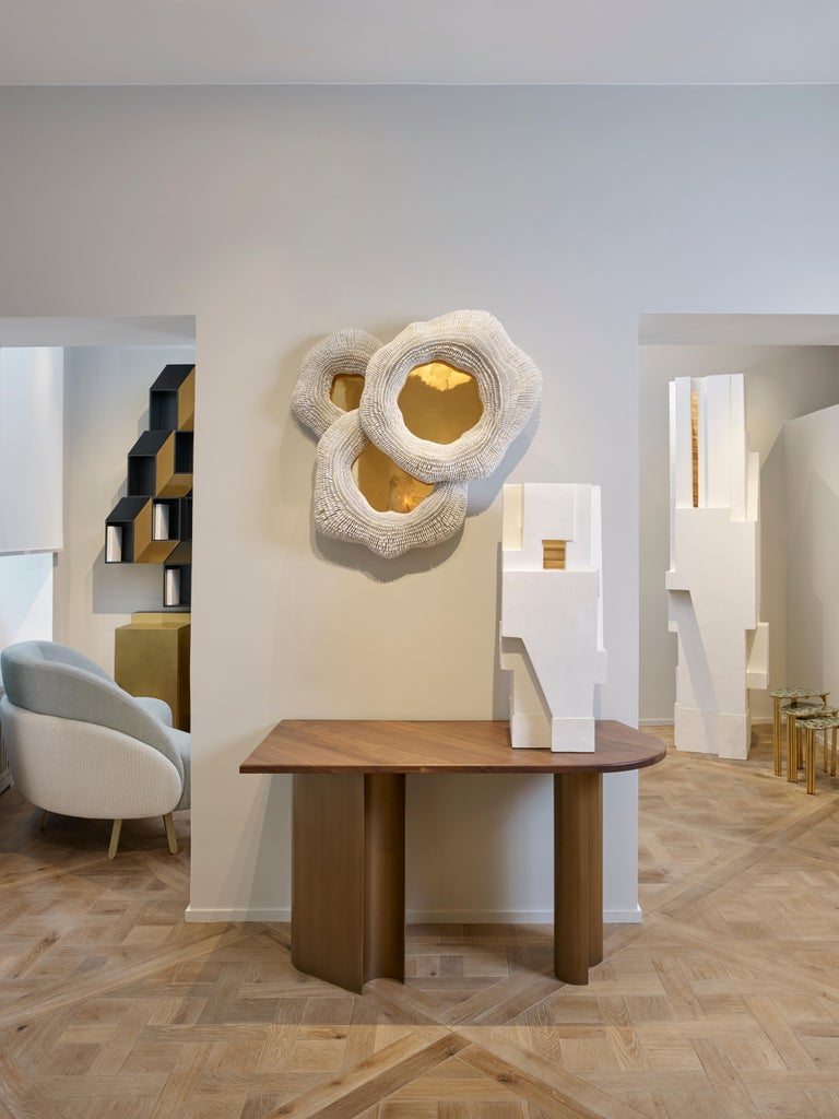 'Sea Anemone' Mirror, includes Three Mirrors Coloured in Gold - Medium ...