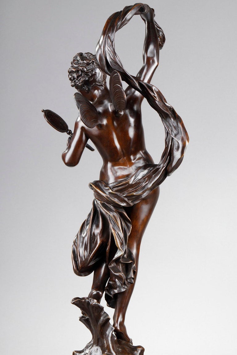 "Sea Fairy" Bronze Sculpture Signed Luca Madrassi For Sale at 1stDibs
