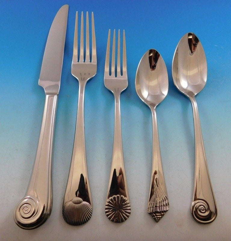 Sea Shell by Reed and Barton Stainless Steel Flatware Set Service for 6 ...