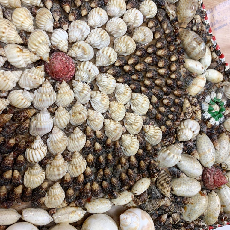 Sea Shell Decorated Photo Frame from Tanzania East Africa 1950's For ...