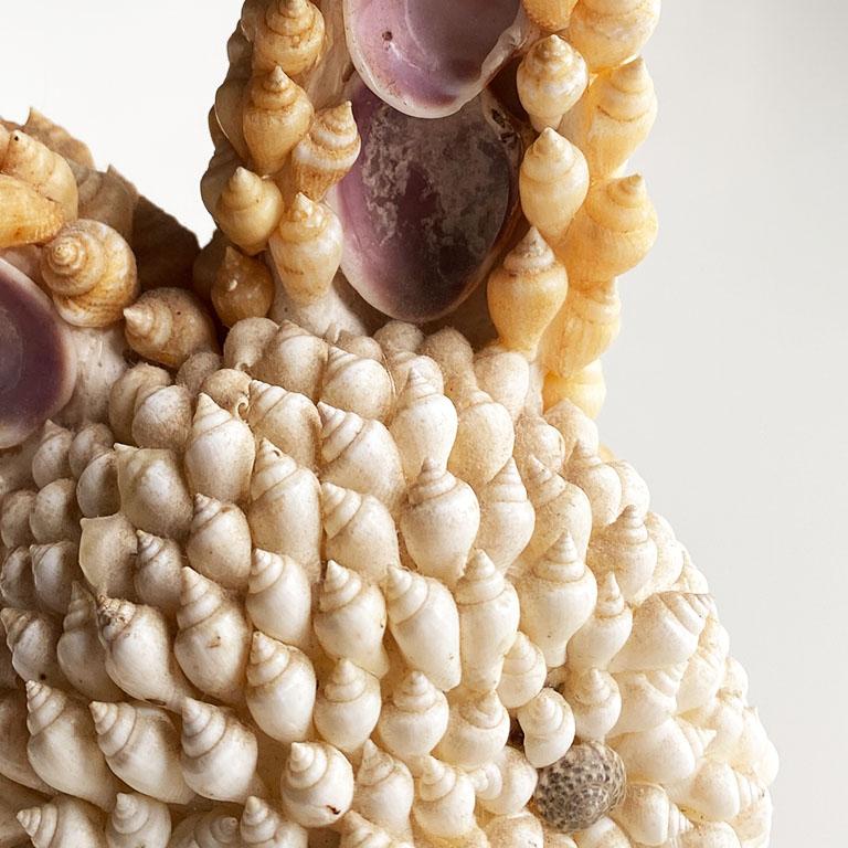 Sea Shell Encrusted Bunny Rabbit at 1stDibs