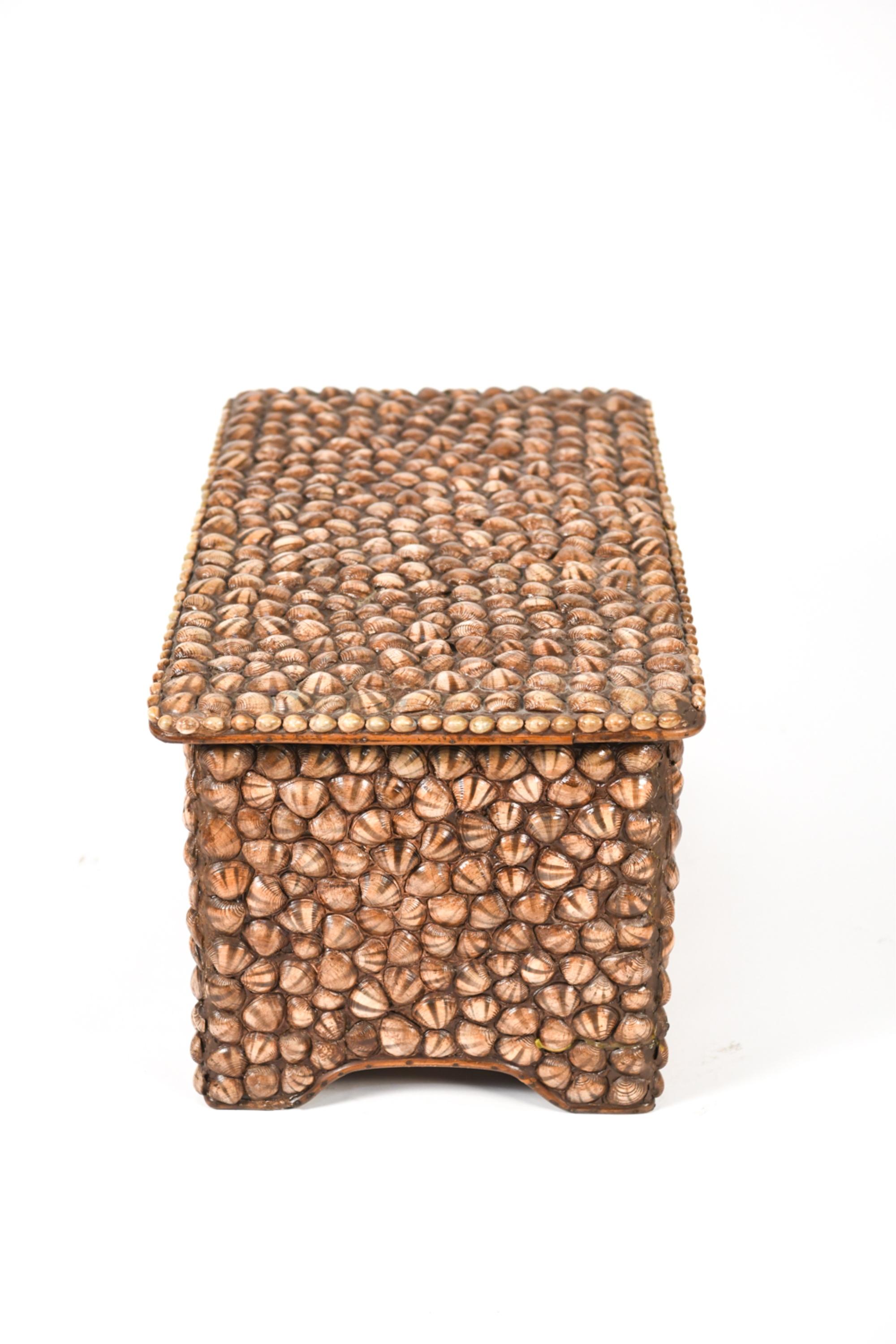 Sea Shell Encrusted Chest For Sale at 1stDibs | chest shell