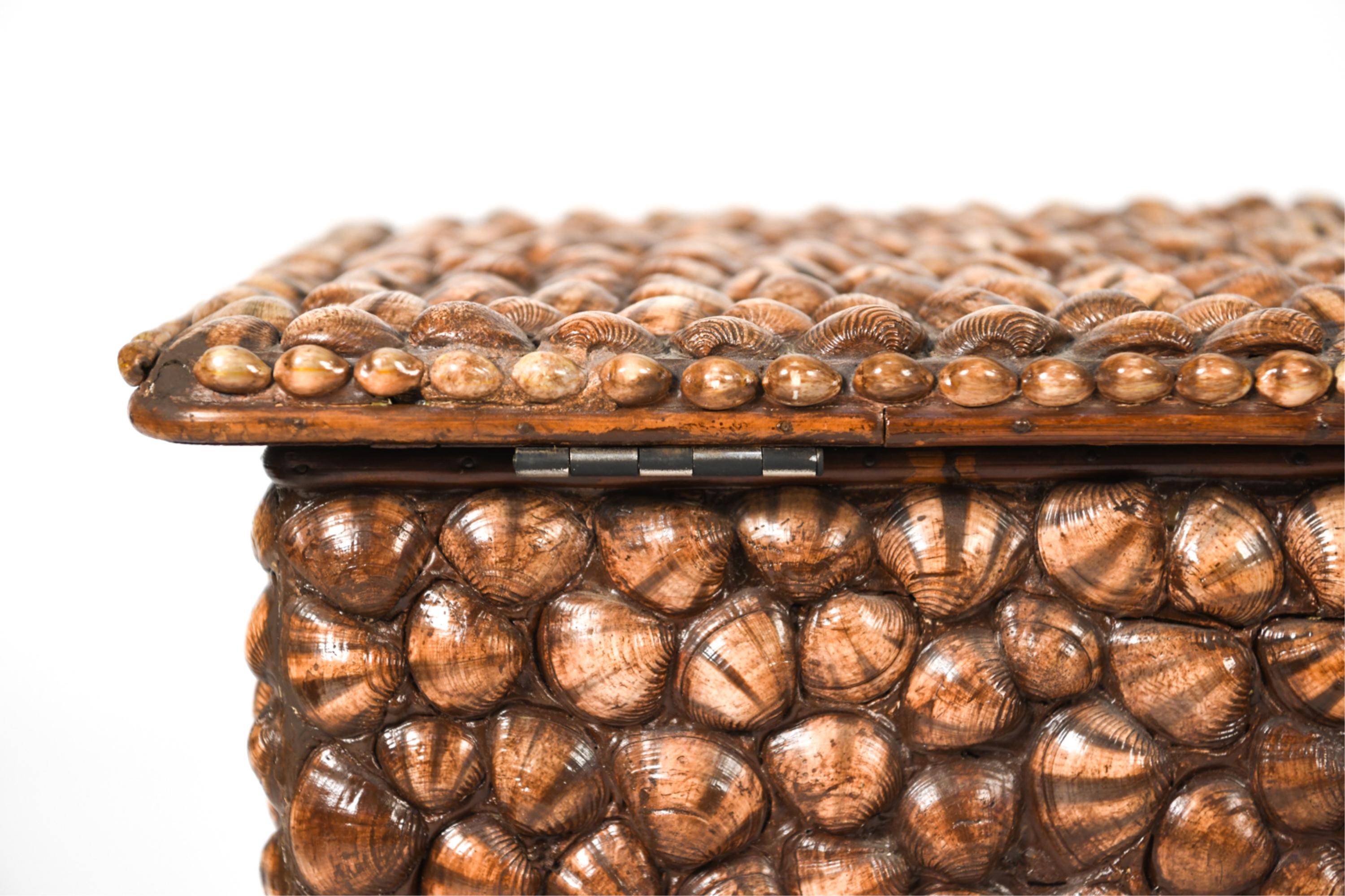 Sea Shell Encrusted Chest For Sale at 1stDibs | chest shell