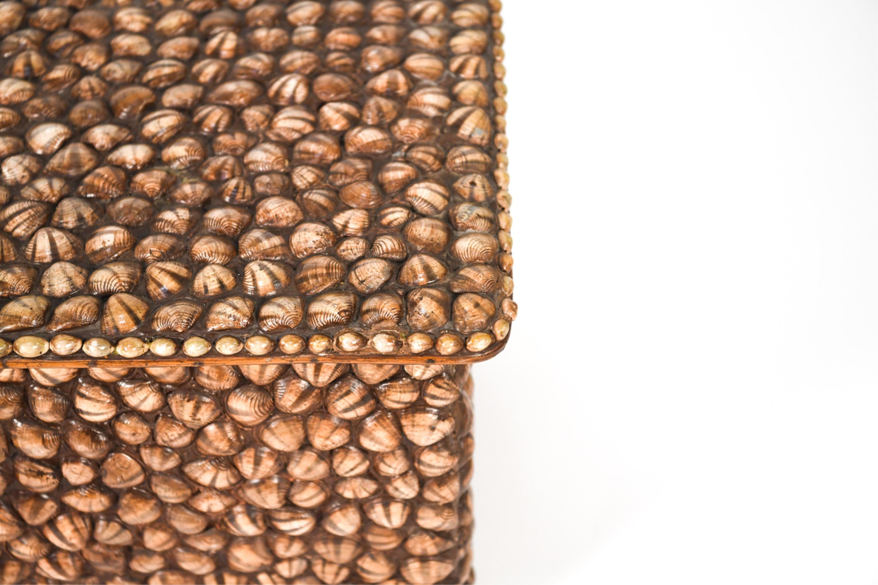 Sea Shell Encrusted Chest For Sale at 1stDibs | chest shell