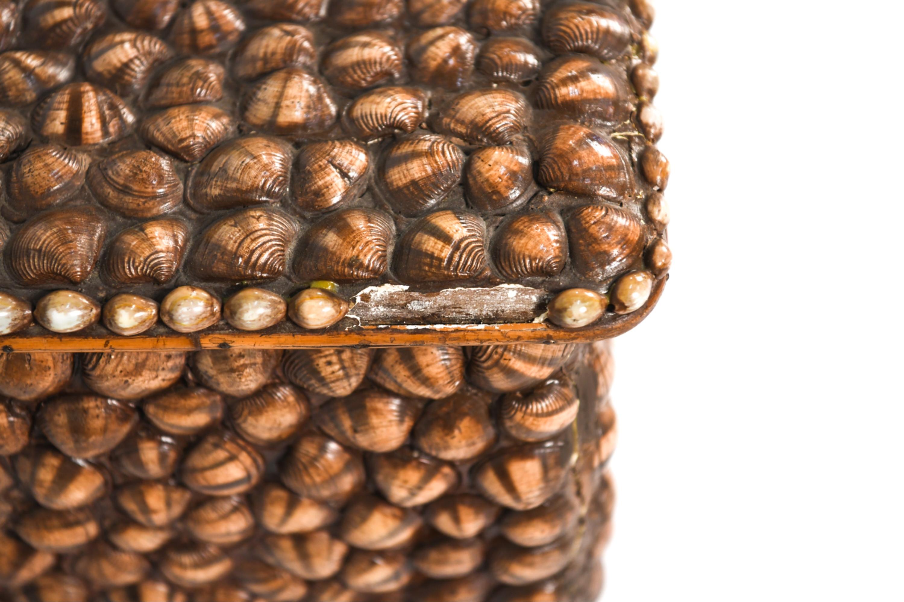 Sea Shell Encrusted Chest For Sale at 1stDibs | chest shell