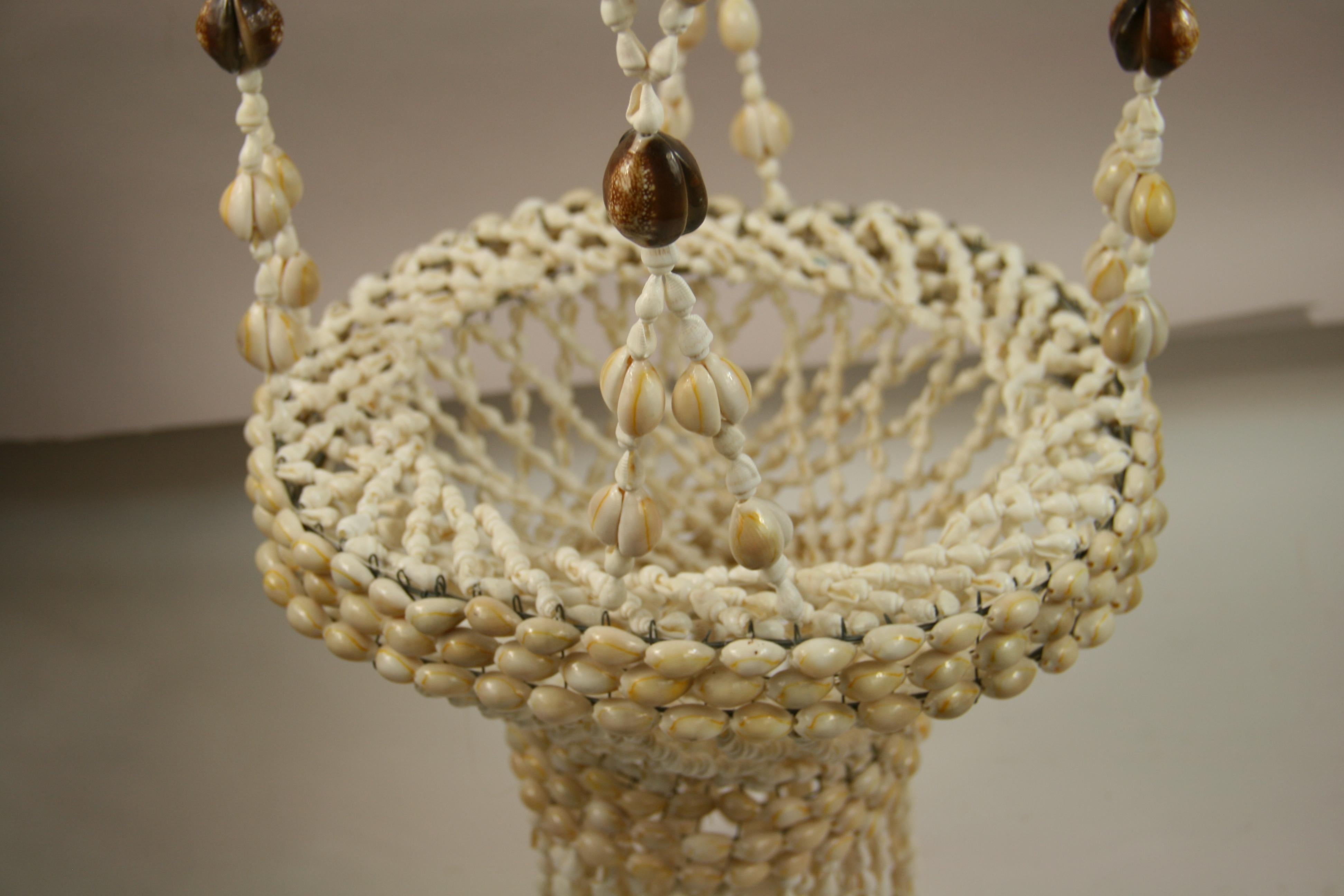 Sea Shell Hanging Garden Planter at 1stDibs | hanging shell planter ...
