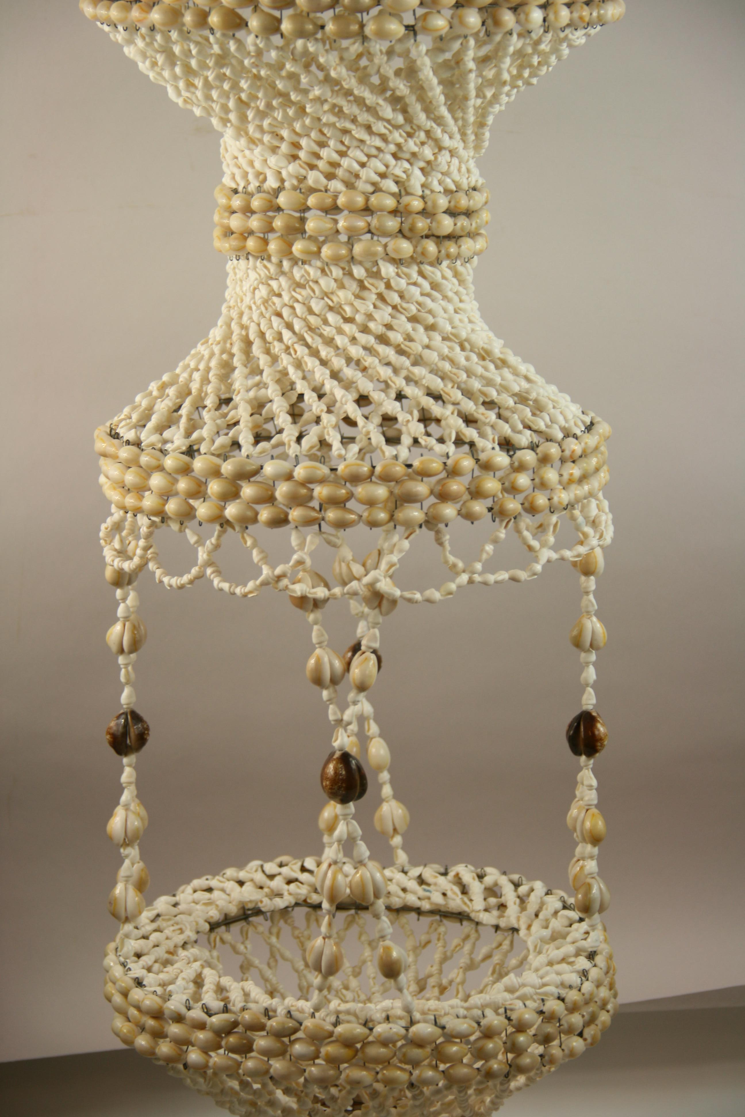 Sea Shell Hanging Garden Planter at 1stDibs | hanging shell planter ...