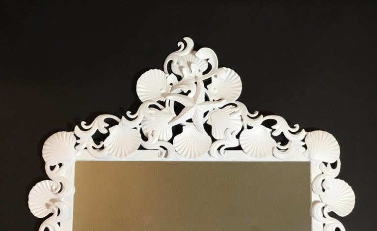 Sea Shell Mirror at 1stDibs