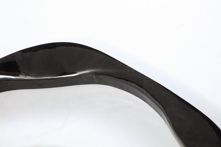 Mirror, Black Sea Shell with Brass Detail, in Stock, Organic Style ...