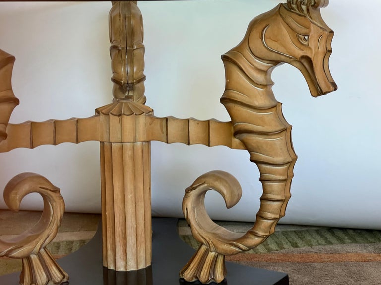 Seahorse Coffee Table, 1980s For Sale at 1stDibs