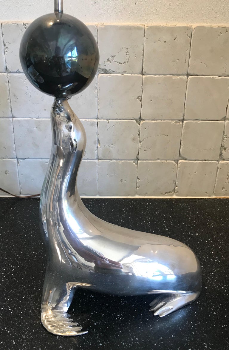 Seal Table Lamp, Spain, 1960s For Sale at 1stDibs