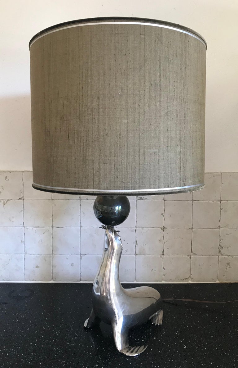 Seal Table Lamp, Spain, 1960s For Sale at 1stdibs