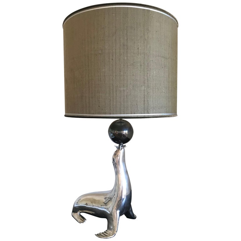 Seal Table Lamp, Spain, 1960s For Sale at 1stdibs