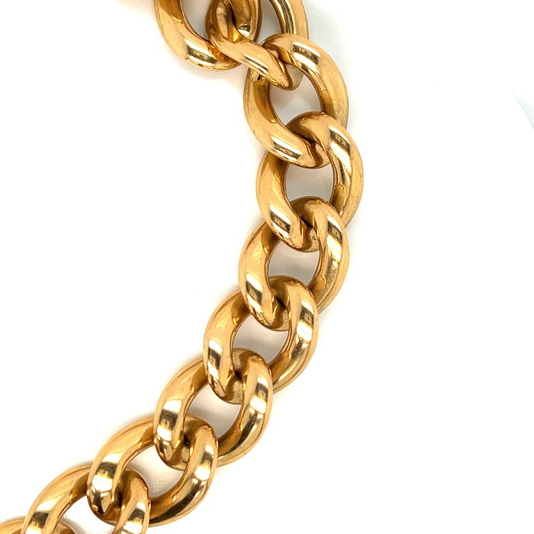 Seaman Schepps Gold Chain Necklace at 1stDibs