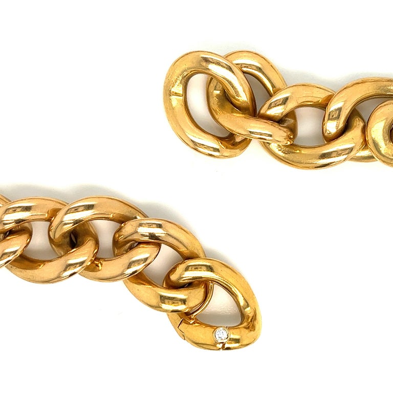 Seaman Schepps Gold Chain Necklace at 1stDibs
