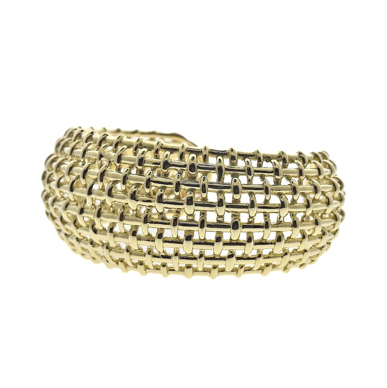 Seaman Schepps Nantucket Lightship Gold Cuff Bracelet For Sale at 1stDibs