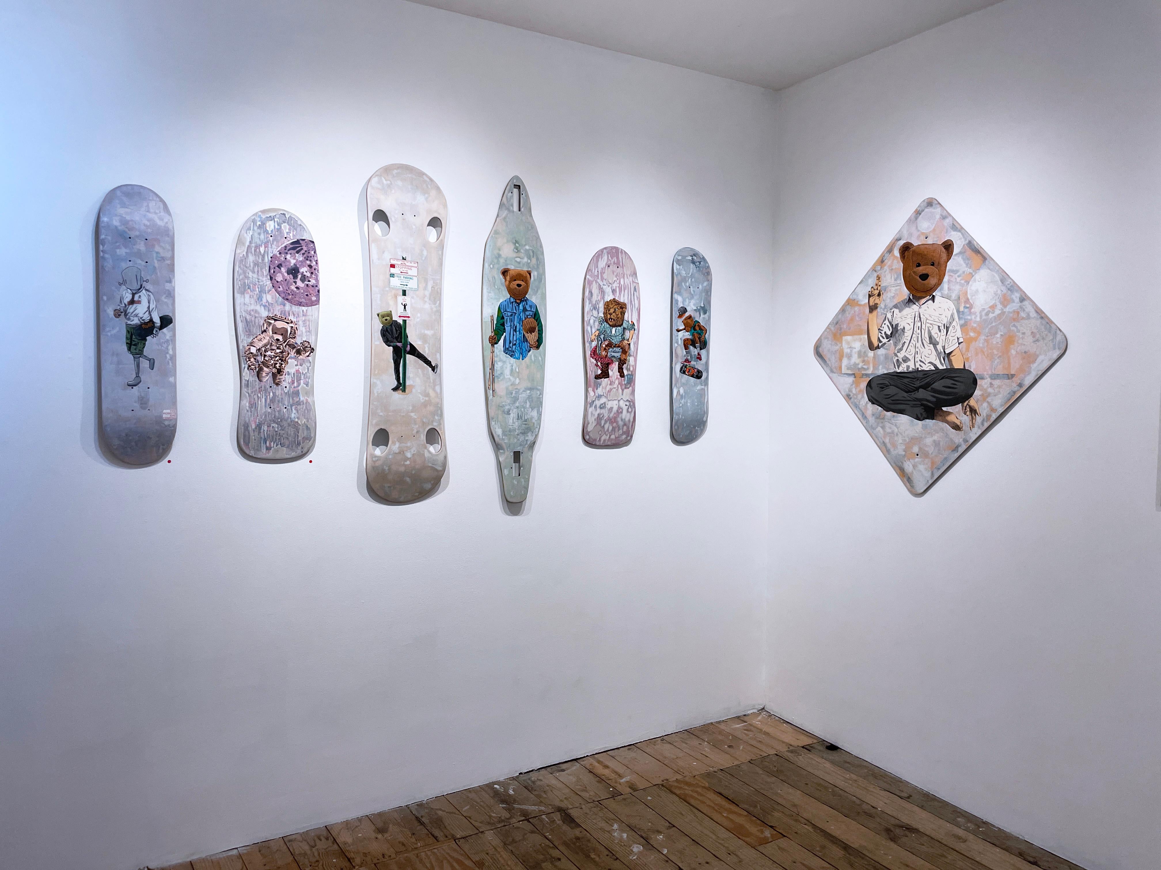 Sean 9 Lugo - Octavius, 2020, graffiti urban street art mixed media ...