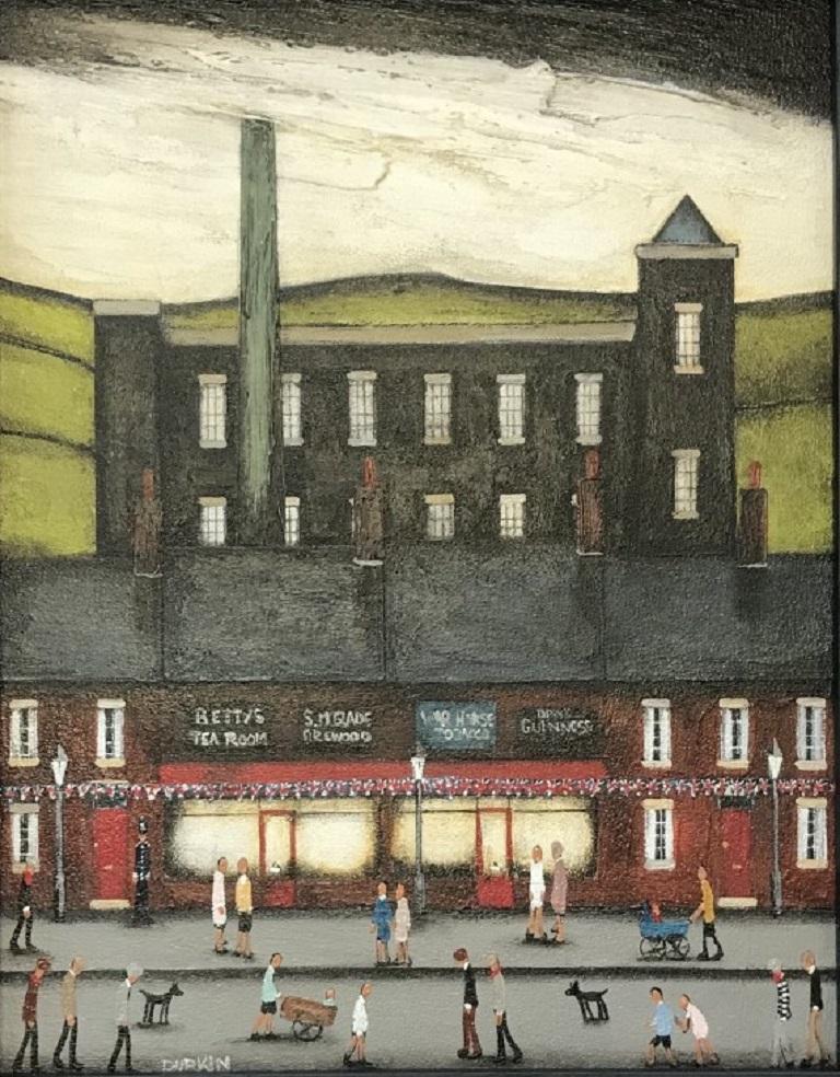 Sean Durkin - Sean Durkin, High Street I, Original landscape painting ...