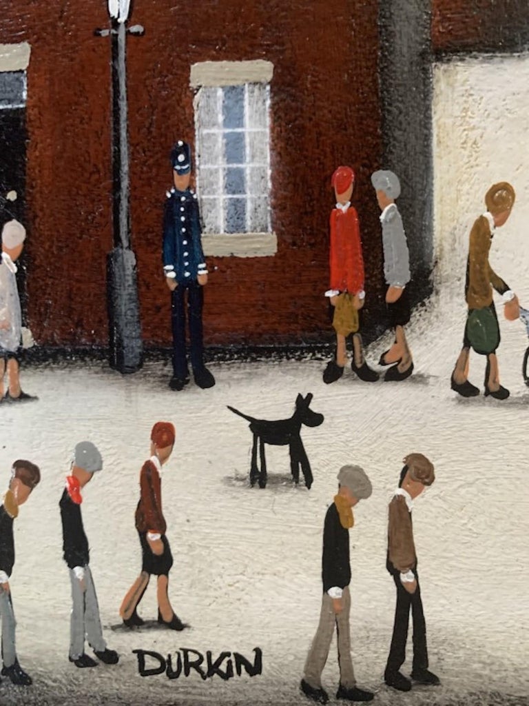 Sean Durkin - Sean Durkin, Village Life III, Original Cityscape ...