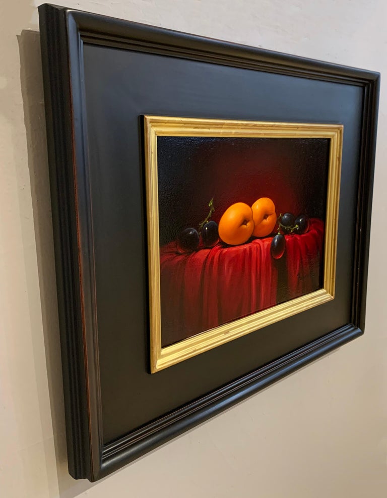Sean Farrell - Sean Farrell, "Two Of Us", 9x12 Fruit Red Still Life Oil ...