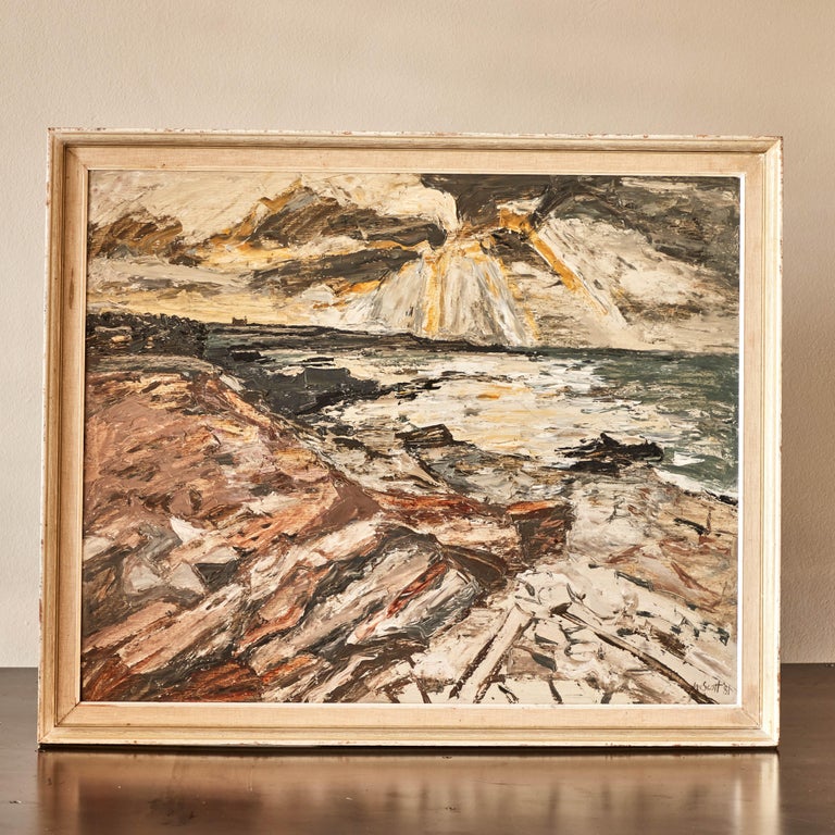 Seascape Oil Painting by Ian Scott For Sale at 1stDibs