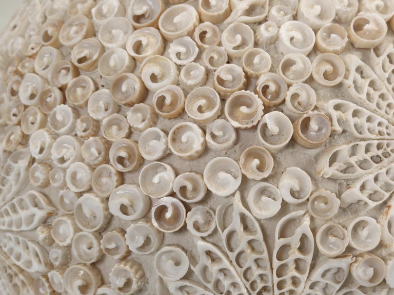 Seashell Sphere Lamps, Set of '7' in Various Dimensions at 1stDibs