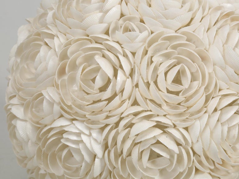 Seashell Sphere Lamps, Set of '7' in Various Dimensions at 1stDibs