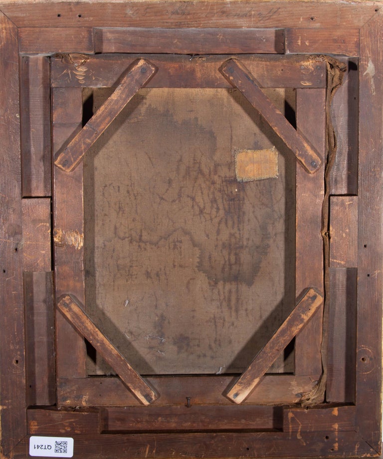 Sebastian Buff - Sebastian Buff (1829-1880) - 1864 Oil, Man Reading For ...