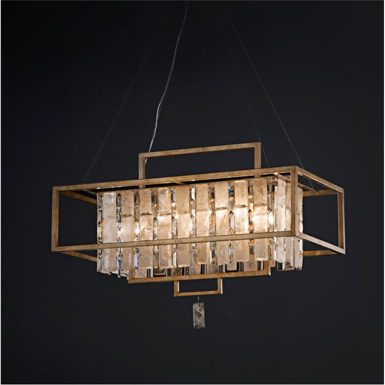 Lampe lustre à quartz Sebastian En vente sur 1stDibs