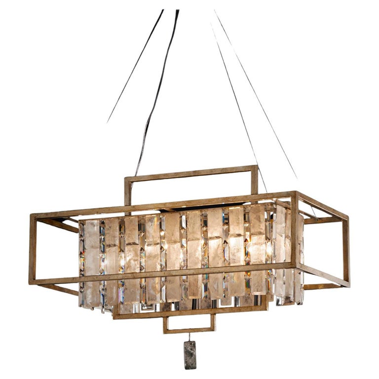 Lampe lustre à quartz Sebastian En vente sur 1stDibs