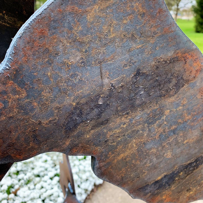 Sebastian Reiter - Large Outdoor Metal Lawn Sculpture Modern ...