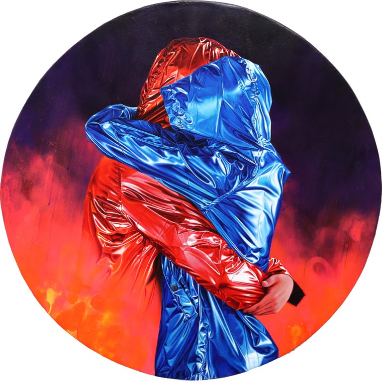 Sebastian Riffo Montenegro - Raincoat Circle I7 - Large Photorealistic ...