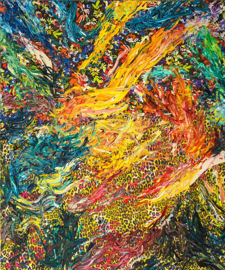 Sebastian Vallejo - Contemporary Painting "Murdered by Heaven (to Lorca ...